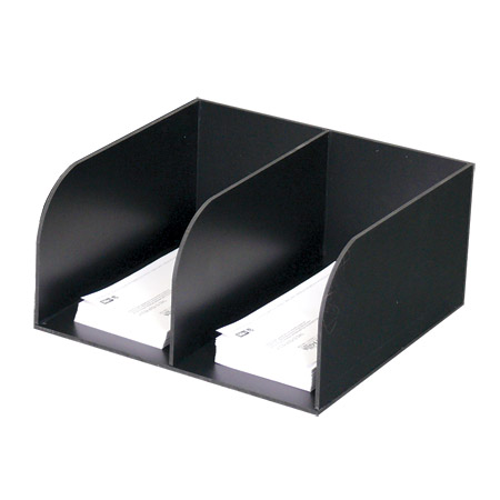 Check separator rack with 2 pockets. - U.S. Bank Supply